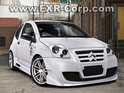 Kits carrosseries et accessoires Citroen C2 Tuning
